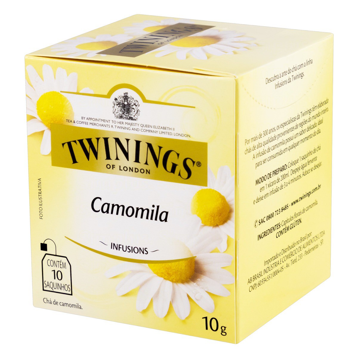 Chá Twinings Camomila Kit 12 Caixas 10 Un 120 Sachês - ChaPires.com.br ...