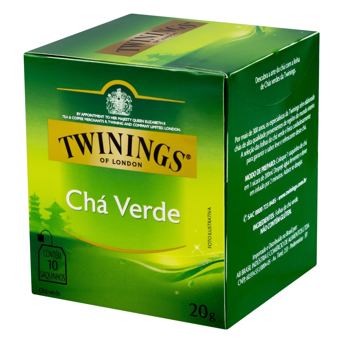 Chá Twinings Verde Kit 12 Caixas 10 Un 120 Sachês - ChaPires.com.br - 8 ...
