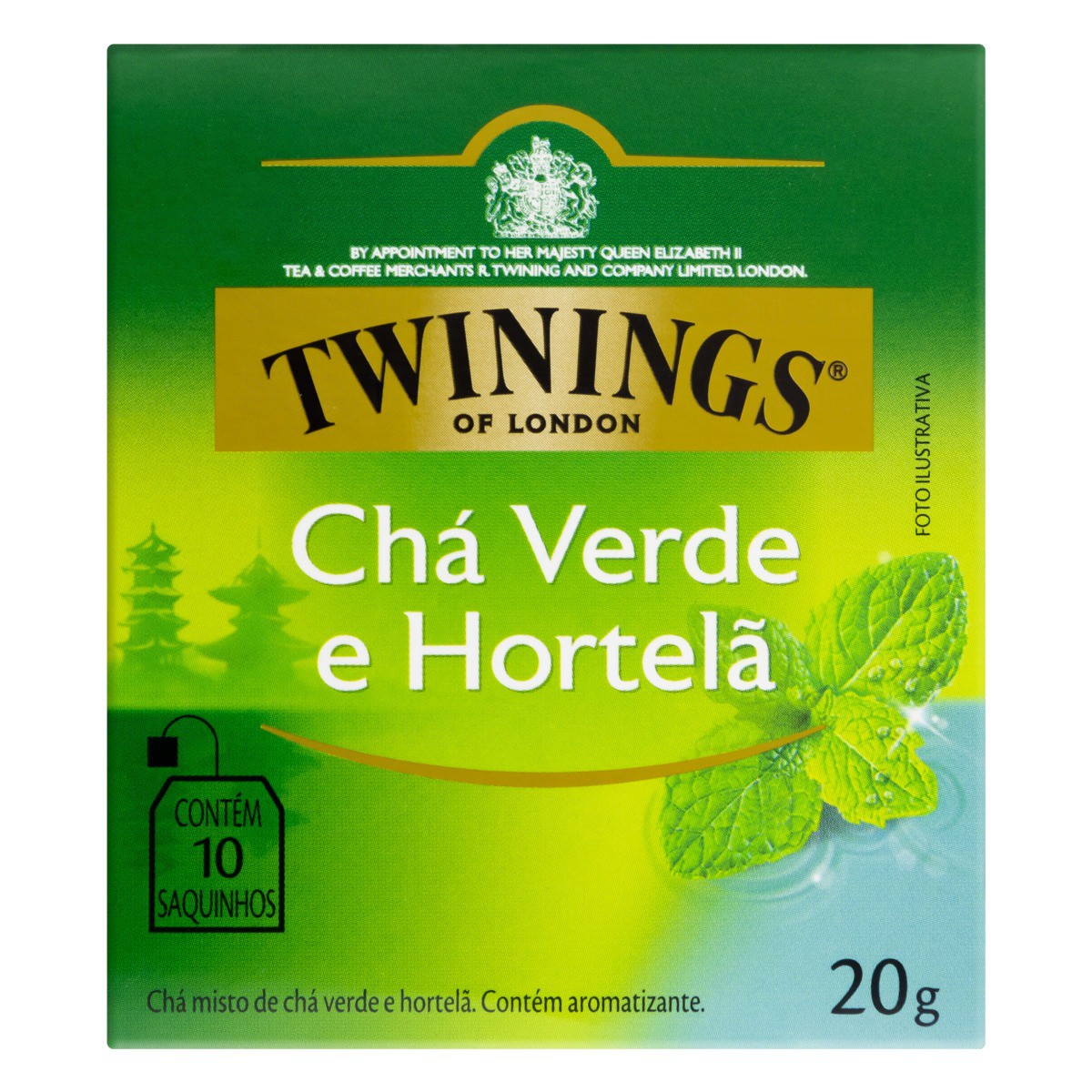Chá Twinings Verde e Hortelã Kit 12 Caixas 10 Un 120 Sachês - ChaPires ...
