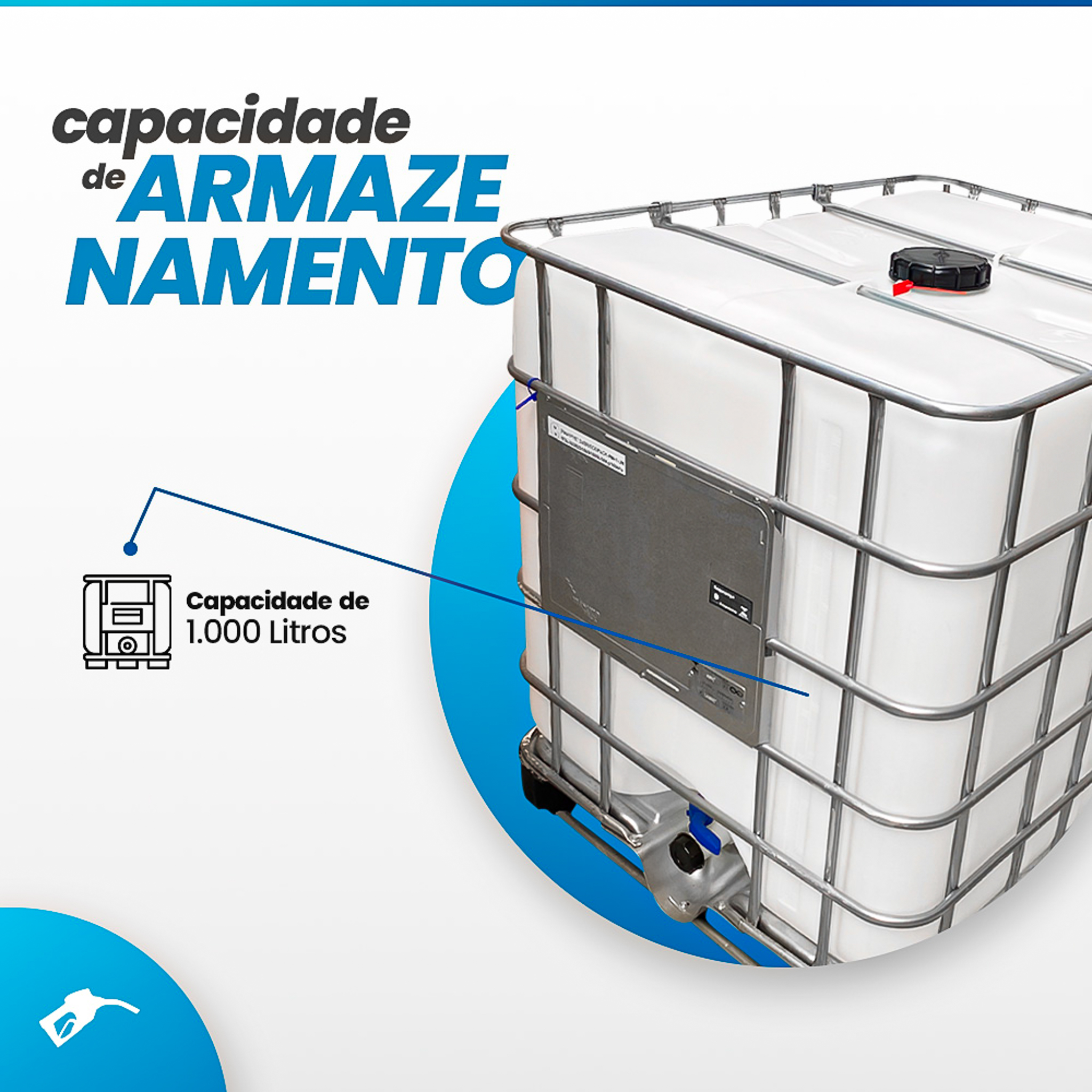 IBC Container de 1000 litros | Certificado Inmetro - SeuPosto.Com ...