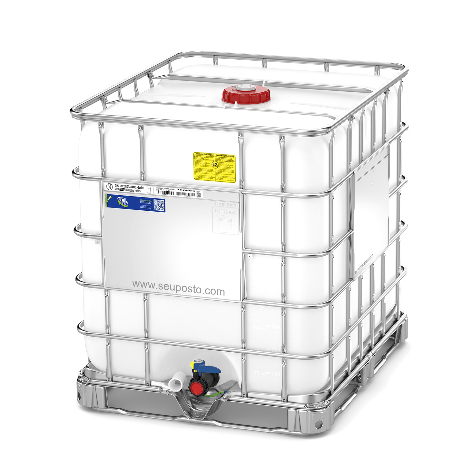 Reservatório Container IBC 1000 Litros - SeuPosto.Com - SeuPosto.Com ... Reservatório Container IBC 1000 Litros - SeuPosto.Com - SeuPosto.Com ...