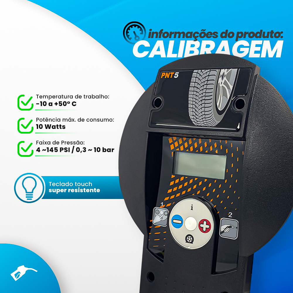 Kit com 2 Calibrador de Pneus Digital Pneutronic 5 - Excelbr - SeuPosto ...
