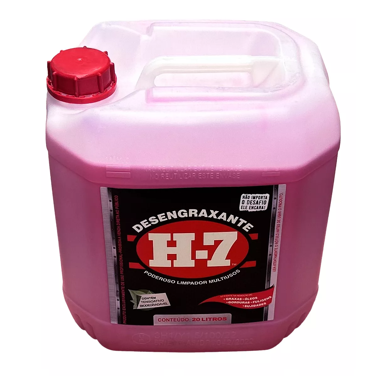 Desengraxante H7 - 20 Litros - Limpeza Pesada - SeuPosto.Com ...