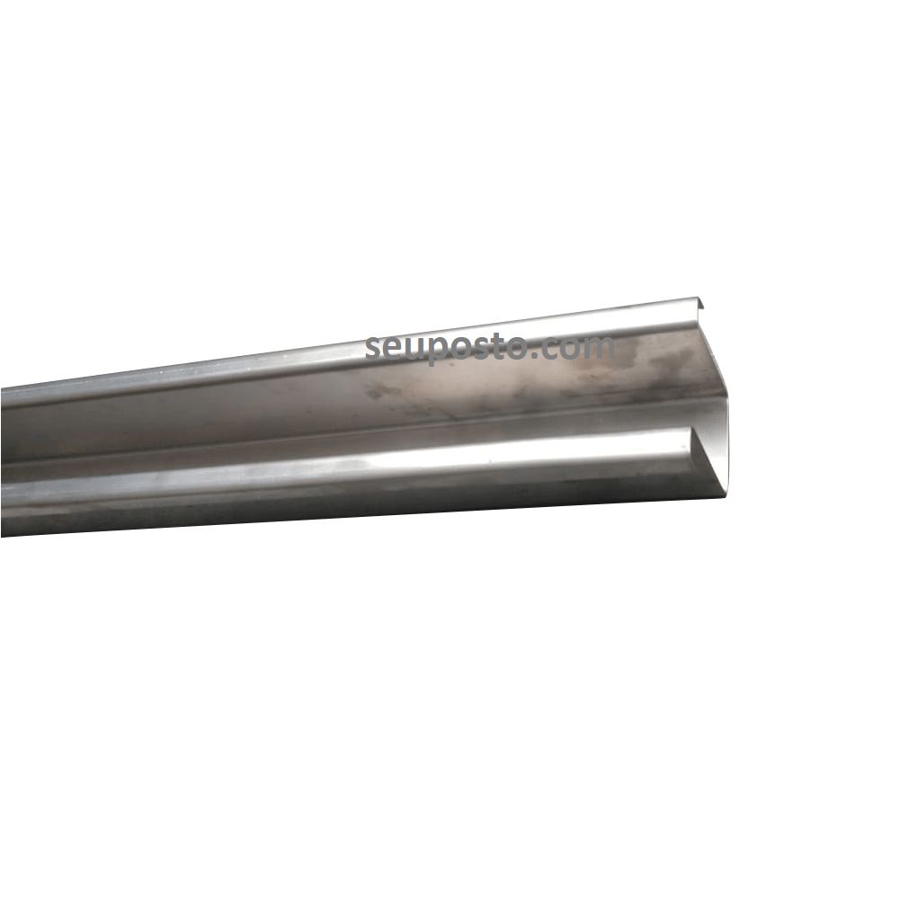 Canaleta em Inox 304 - Barra com 3 Metros - SeuPosto.com | Equipamentos ...