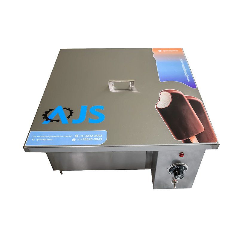 Desenformador de Picolé com Cuba para Chocolate AJS - AJS Maquinas