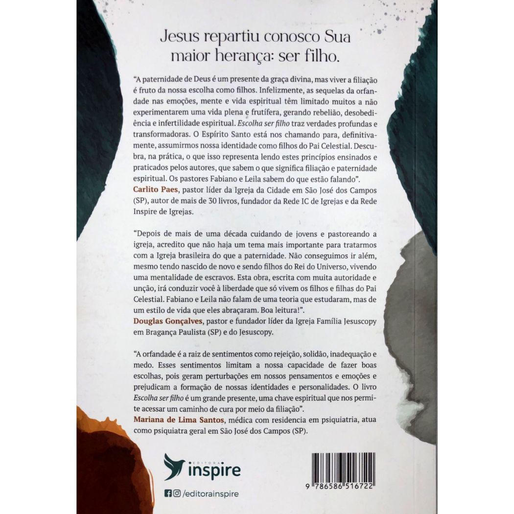 Escolha ser Filho, Fabiano Ribeiro - Inspire | LIV 100% Cristão - 100% ...