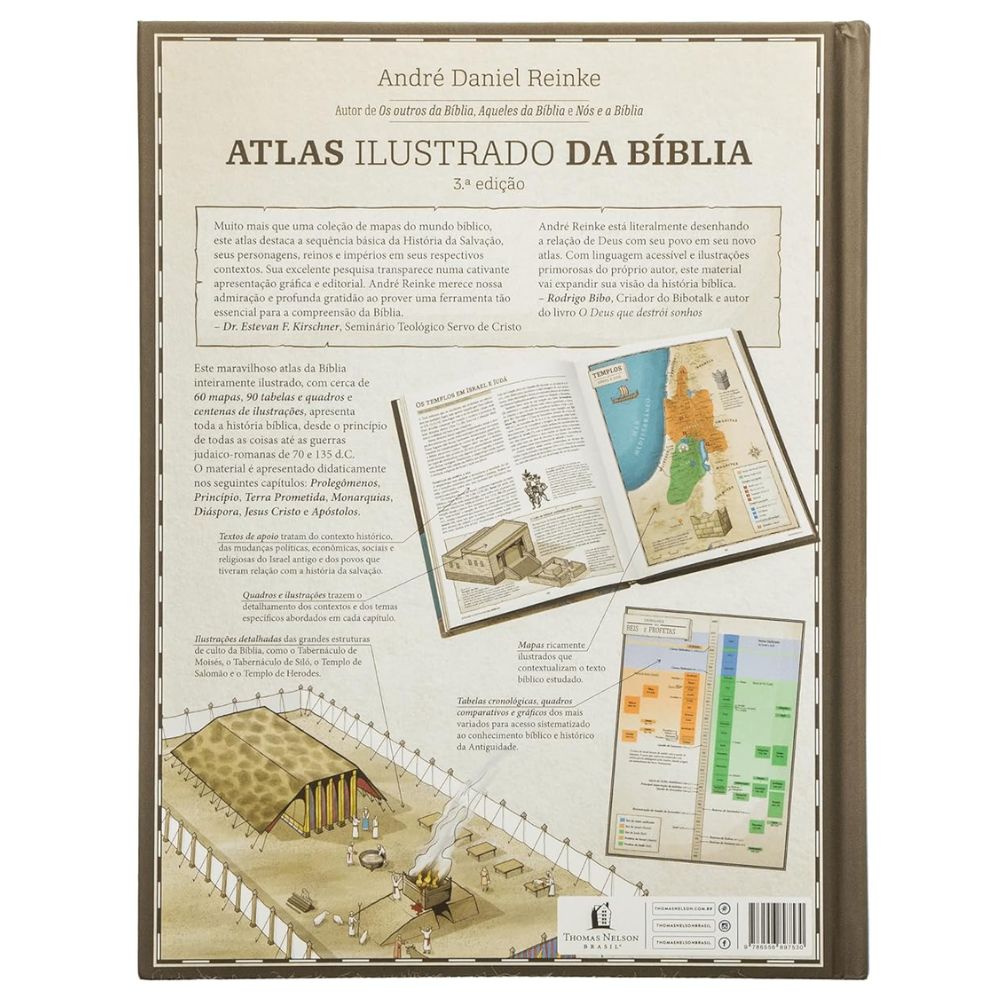 Atlas Ilustrado da Bíblia - André Daniel Reinke | Liv 100% Cristão ...