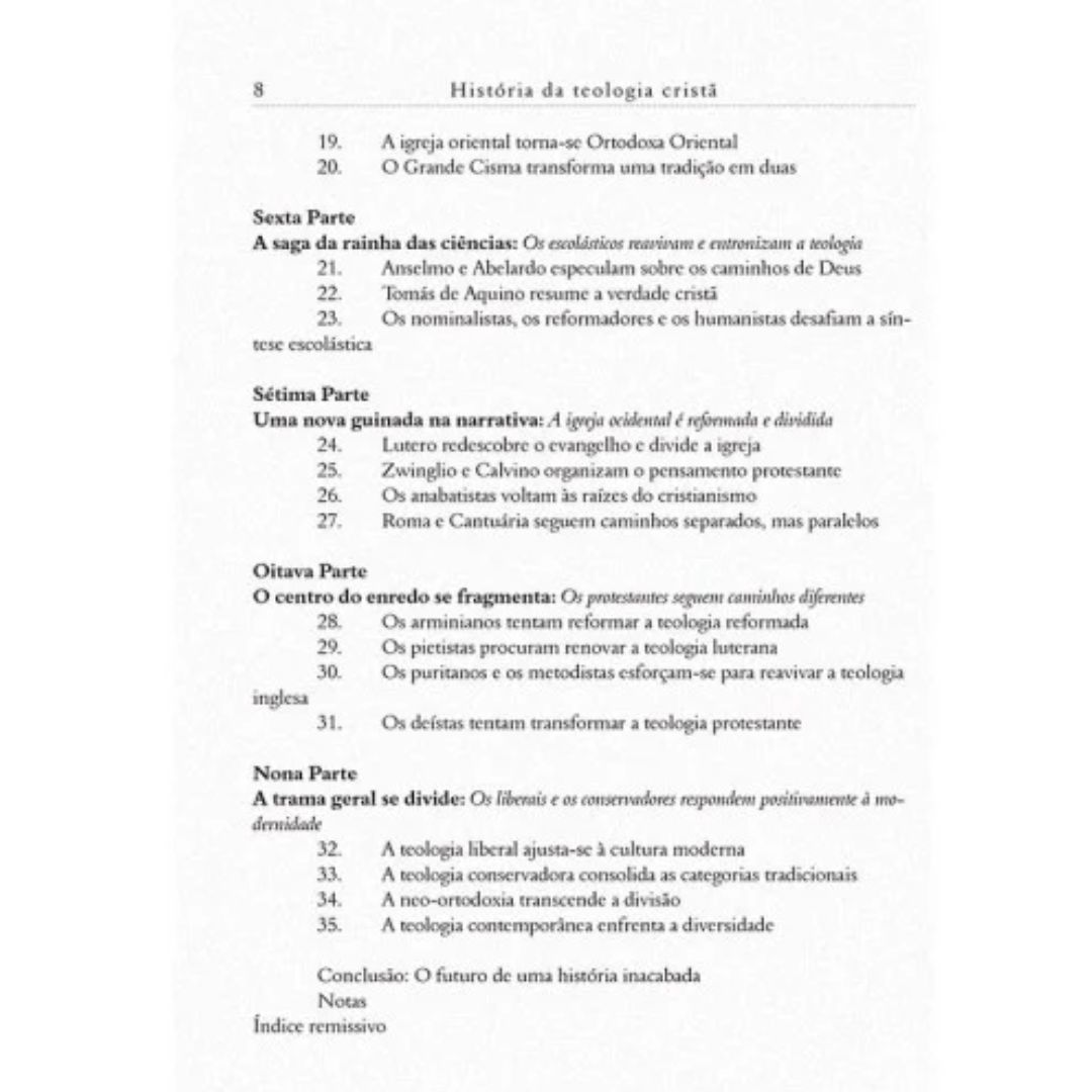 História da Teologia Cristã, Roger Olson | Editora VIda | 100% Cristão ...