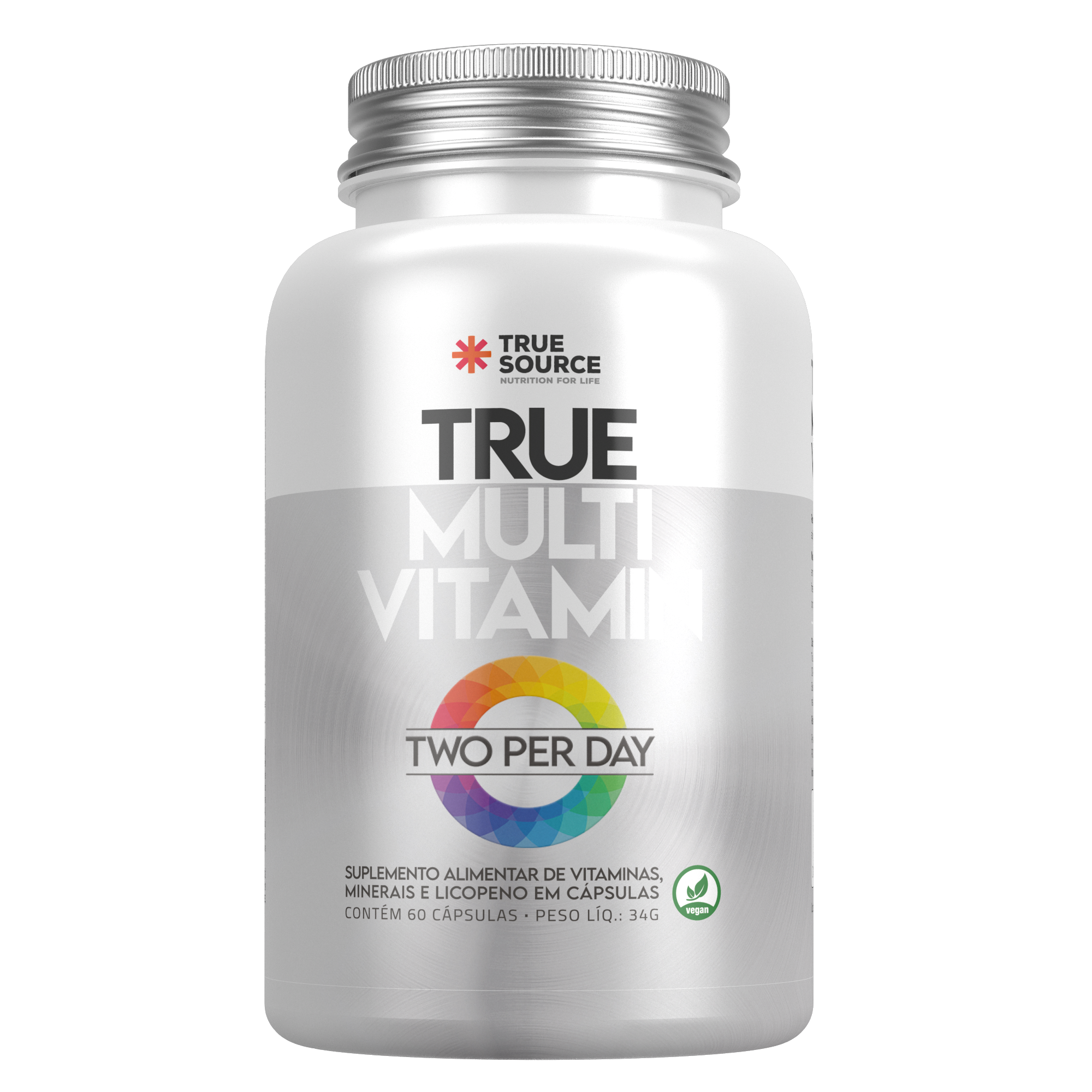 True Multi Vitamin Two Per Day True Source - Suplementos Naturais ...