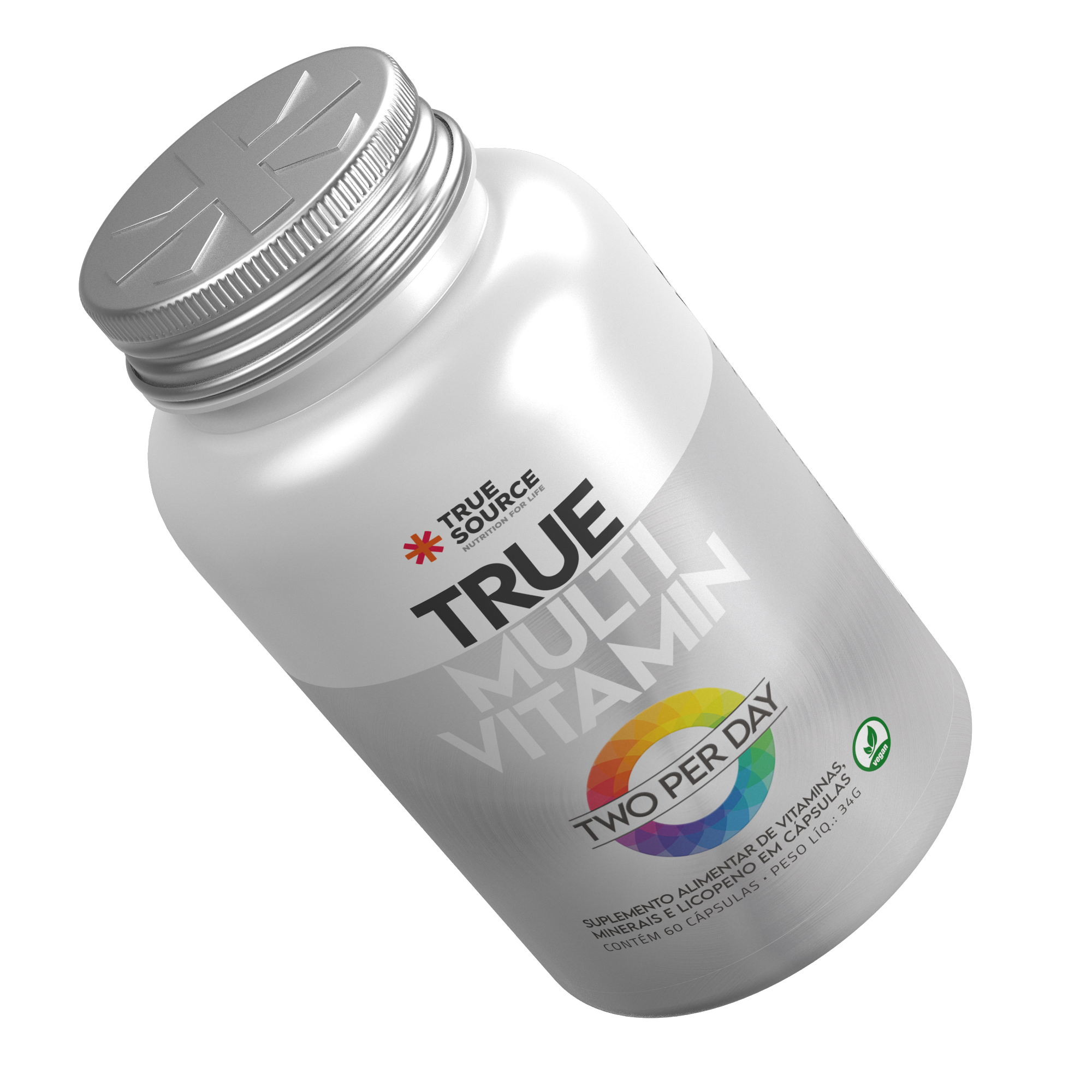 True Multi Vitamin Two Per Day True Source - Suplementos Naturais ...