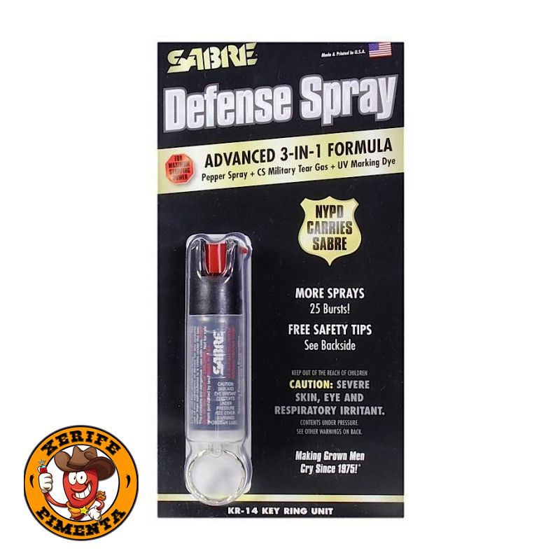 Spray de Pimenta Sabre Red Spitfire 11ml - SPRAY DE PIMENTA E ARMAS DE ...