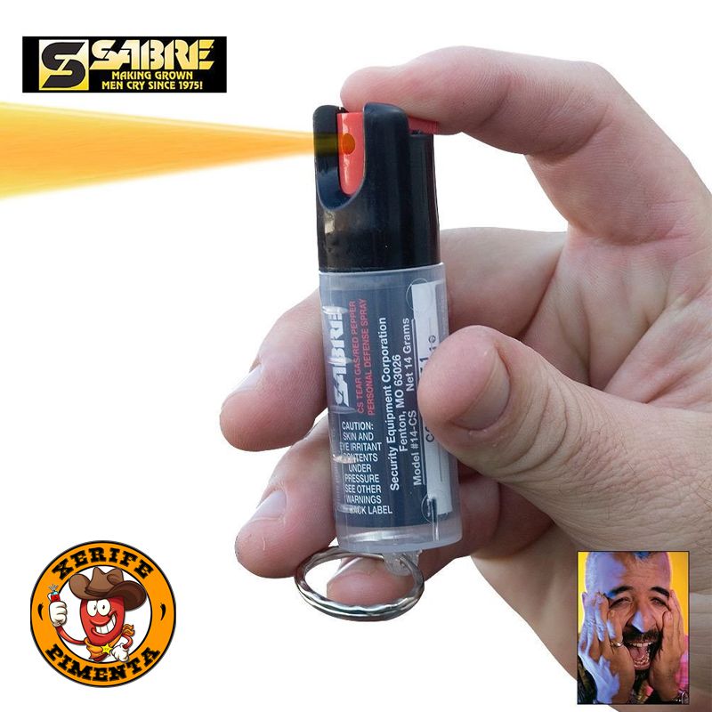 Spray de Pimenta Sabre Red Spitfire 11ml - SPRAY DE PIMENTA E ARMAS DE ...