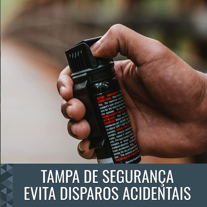 Spray de Pimenta Sabre 5.0 Uso Policial Jato em Nevoa Cone 60ml - SPRAY DE PIMENTA E ARMAS DE ...
