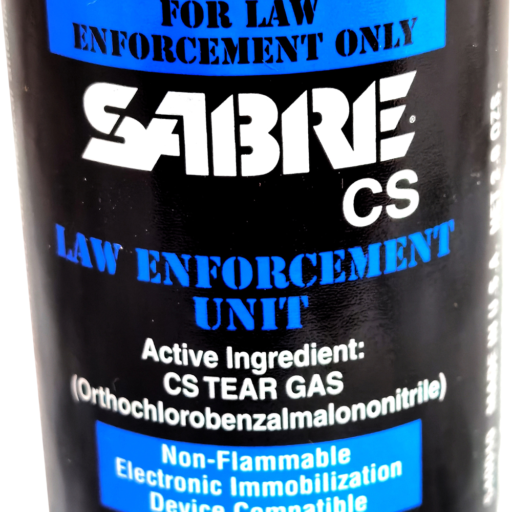 Spray de Pimenta Sabre CS Uso Policial com Gás Lacrimogênio - SPRAY DE ...