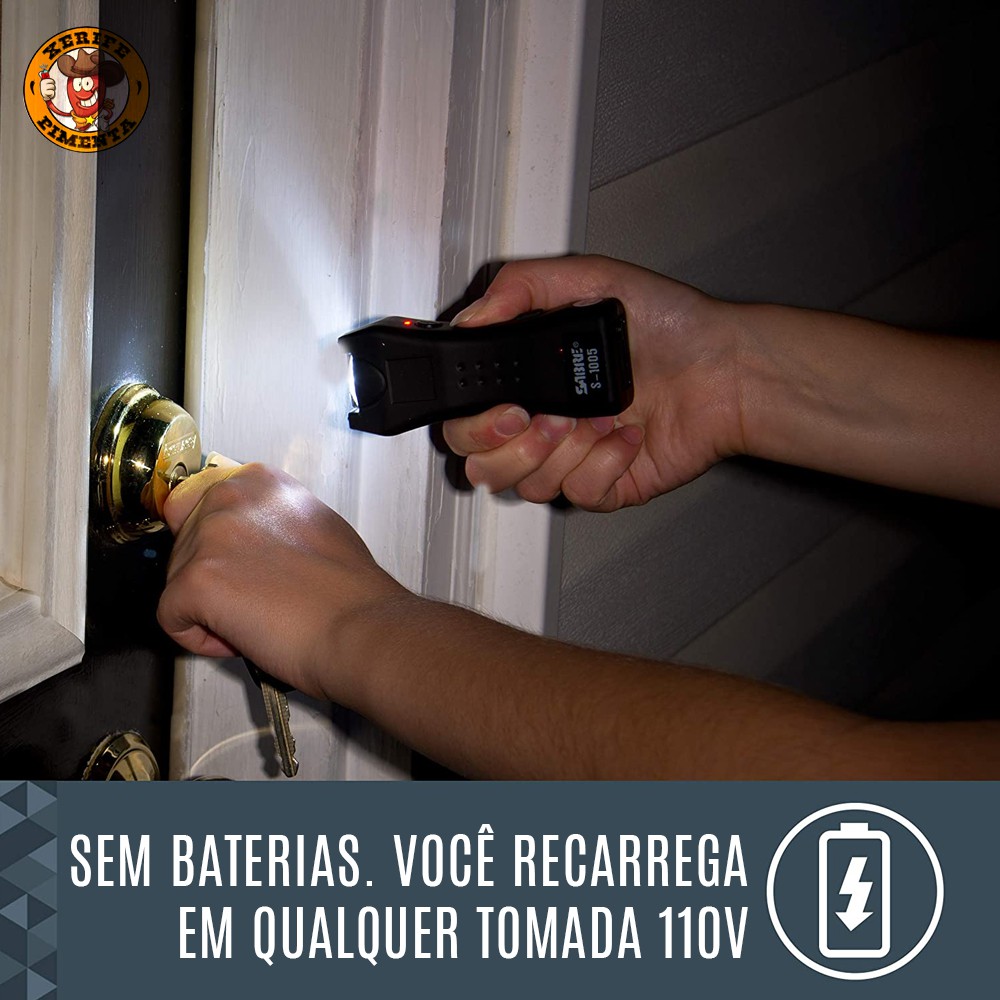 Arma De Choque Sabre S-1005 Taser Defesa Pessoal Original - SPRAY DE ...