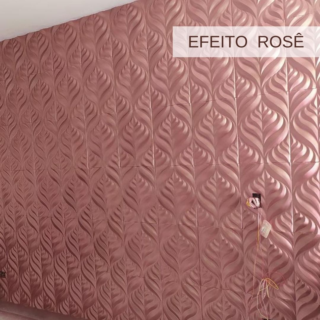 Tinta metálica efeito Rosê - base automotiva - kit 3,6L - Aço Corten Tintas