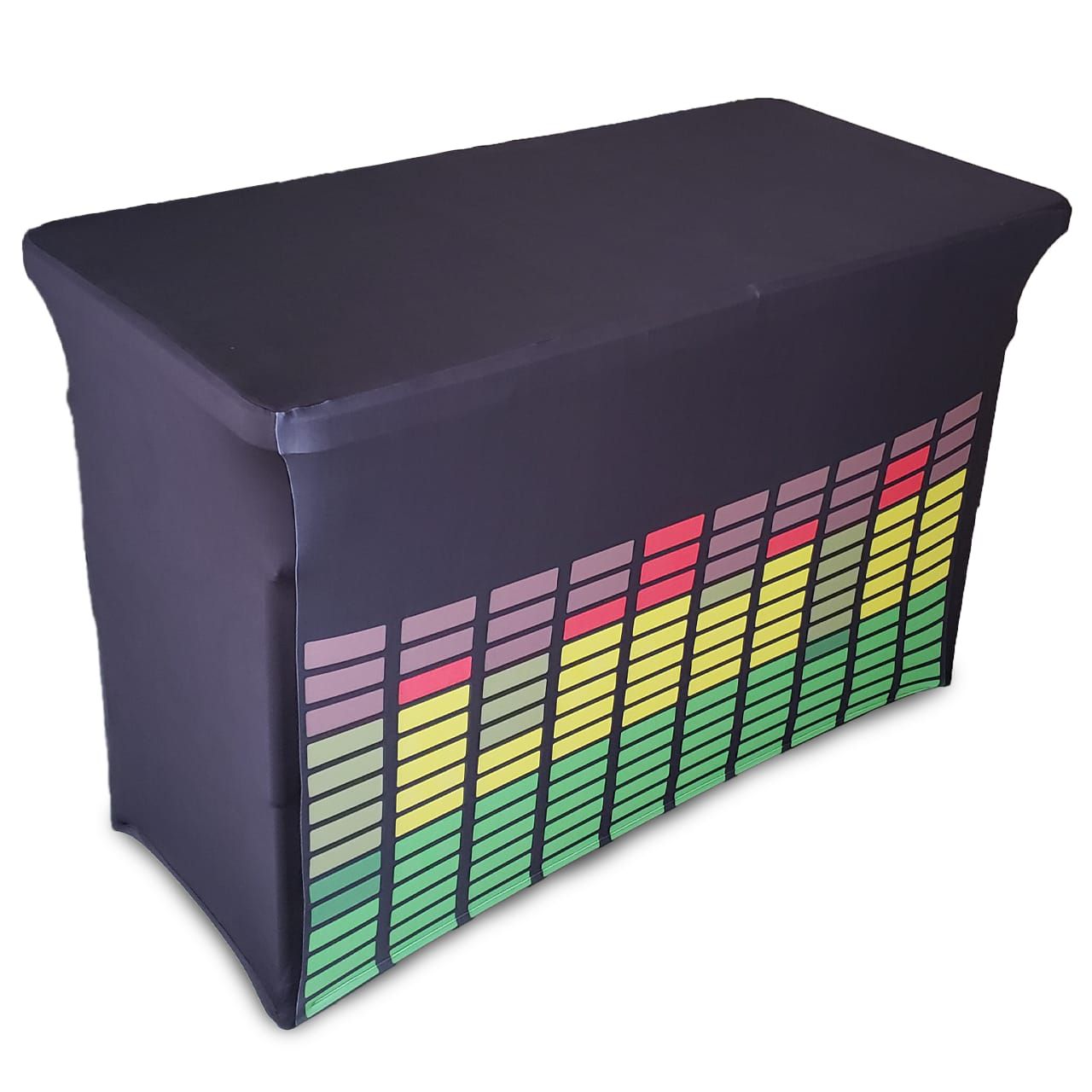 Capa para mesa dobrável Elastano Led Digital 122x61x84e90cm - @dobcase