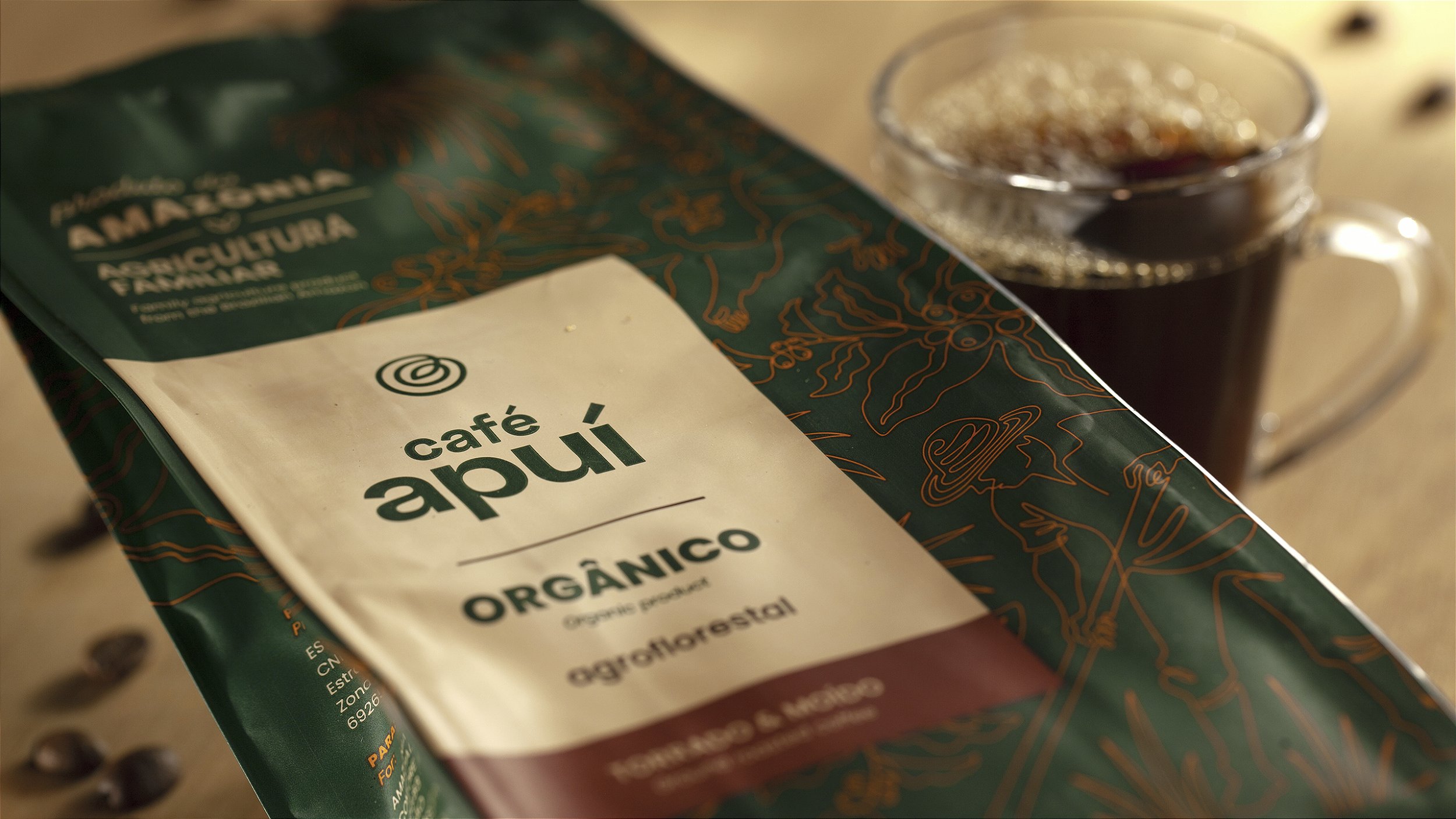 Café Apuí Orgânico - grão torrado 250g - D'Amazônia Origens