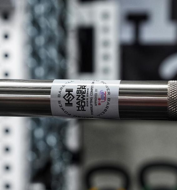 Barra Olímpica Hansu PowerLifting 20kg - Aço Inoxidável - IPF - NIVEL ...