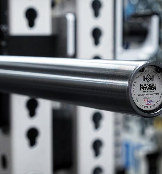 Barra Olímpica Hansu PowerLifting 20kg - Aço Inoxidável - IPF - NIVEL ...