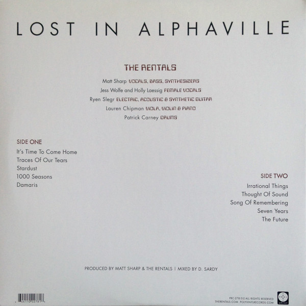 The Rentals – Lost In Alphaville - VINIL SP