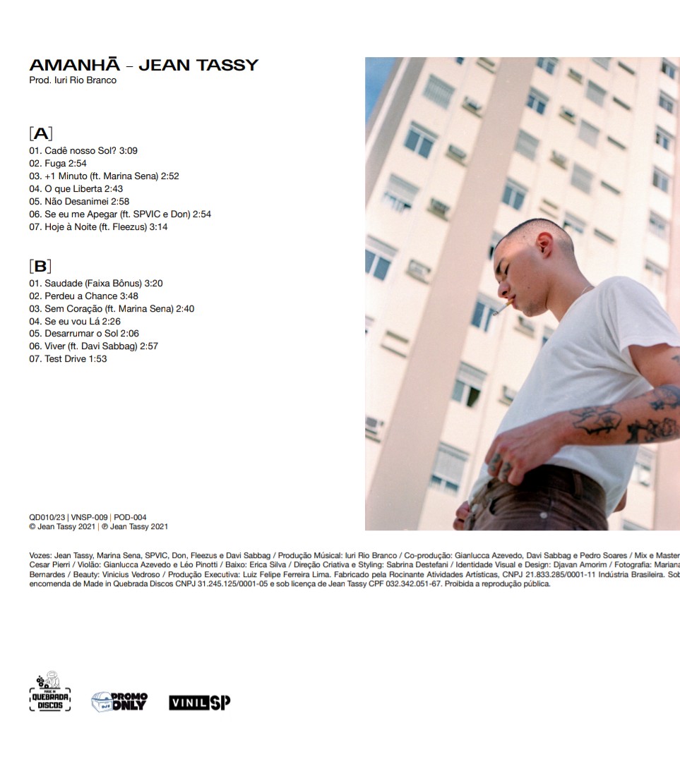 Jean Tassy - Amanhã - VINIL SP