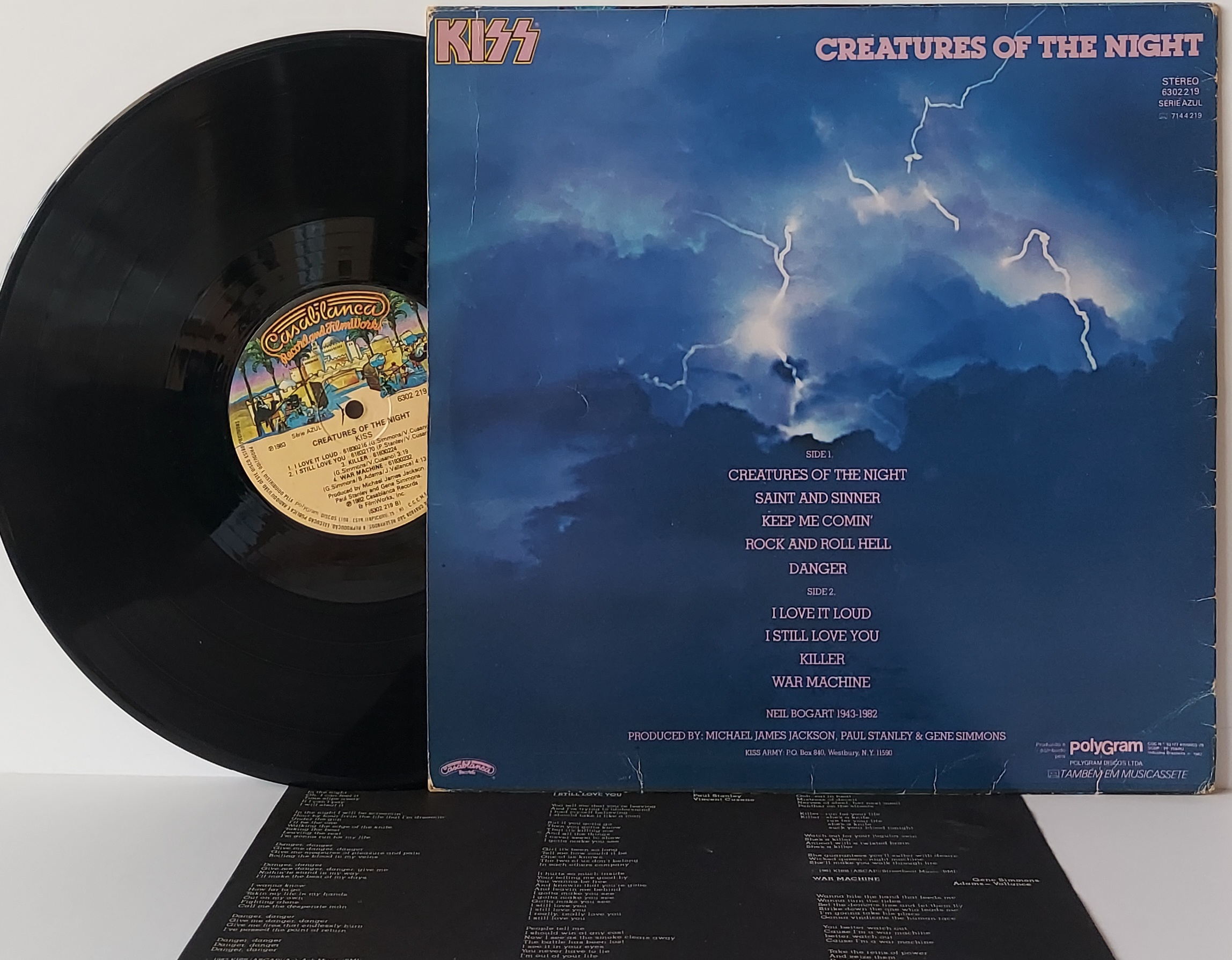 Kiss ‎– Creatures Of The Night - VINIL SP
