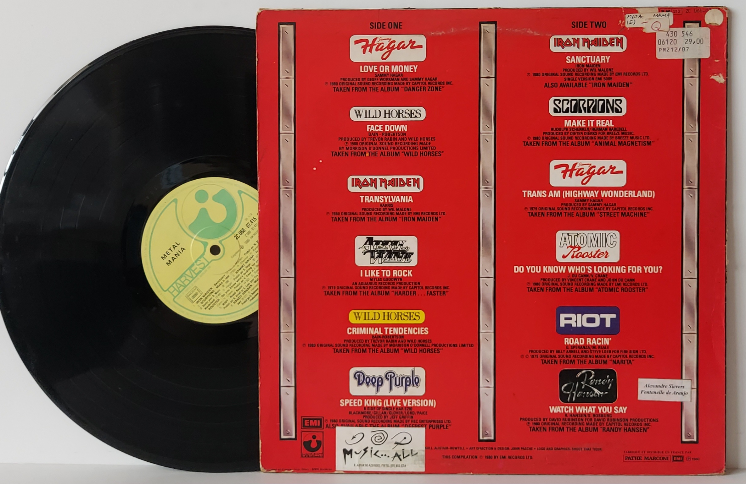 LP METALMANIA - VINIL SP