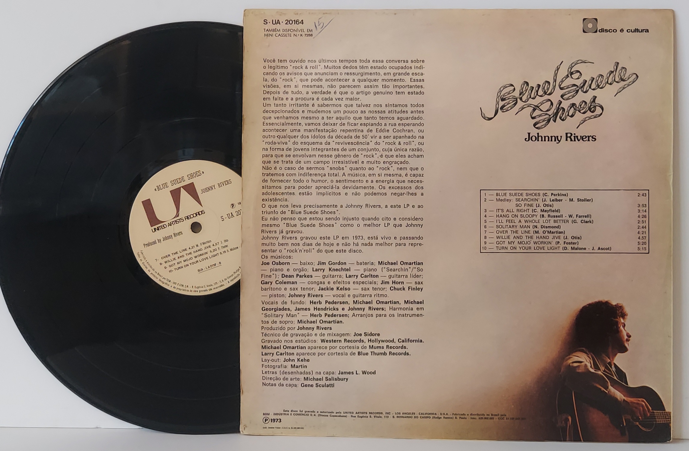 Johnny Rivers ‎– Blue Suede Shoes - VINIL SP