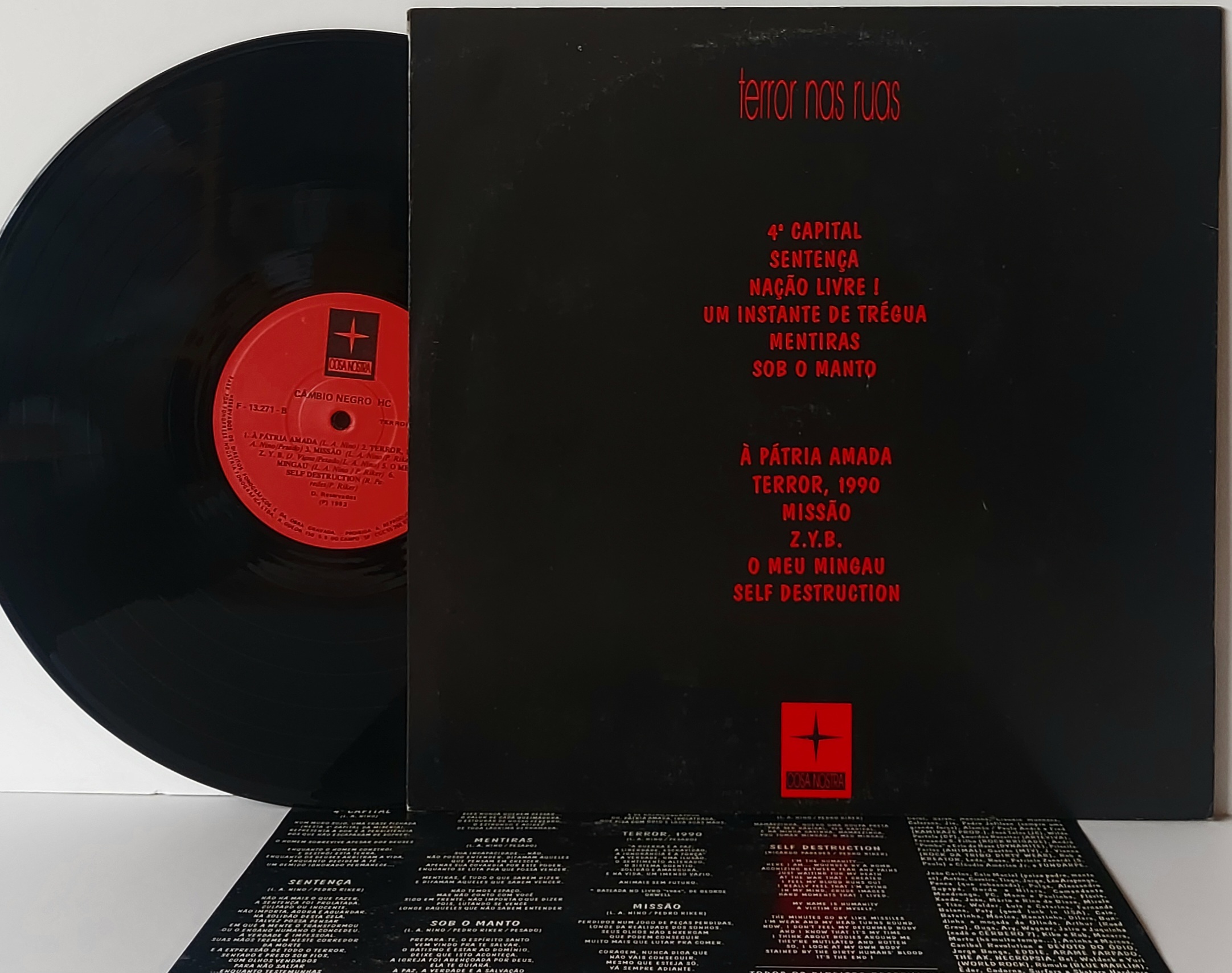 Câmbio Negro H.C. ‎– Terror Nas Ruas - VINIL SP