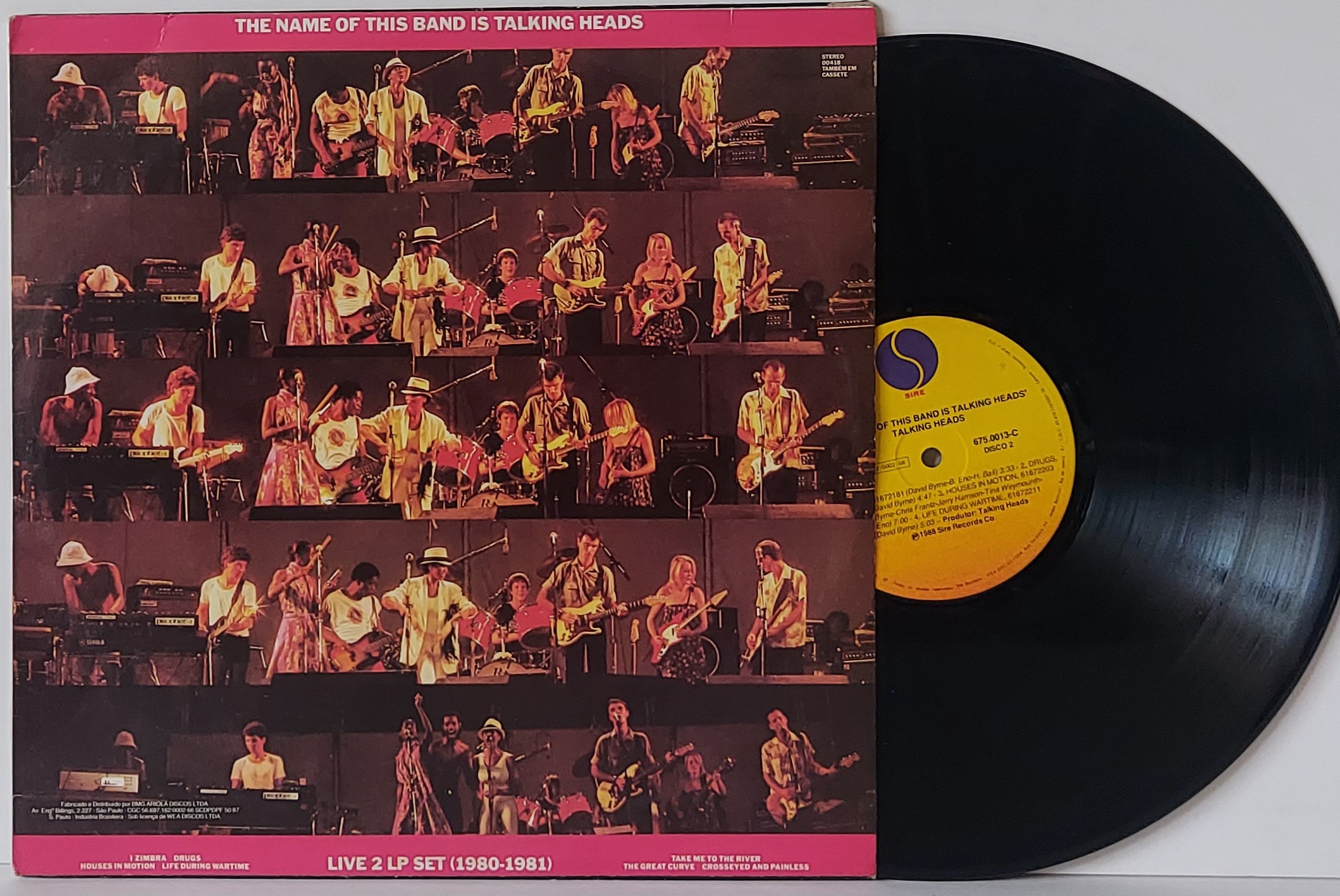 Talking Heads ‎– The Name Of This Band Is Talking Heads - VINIL SP