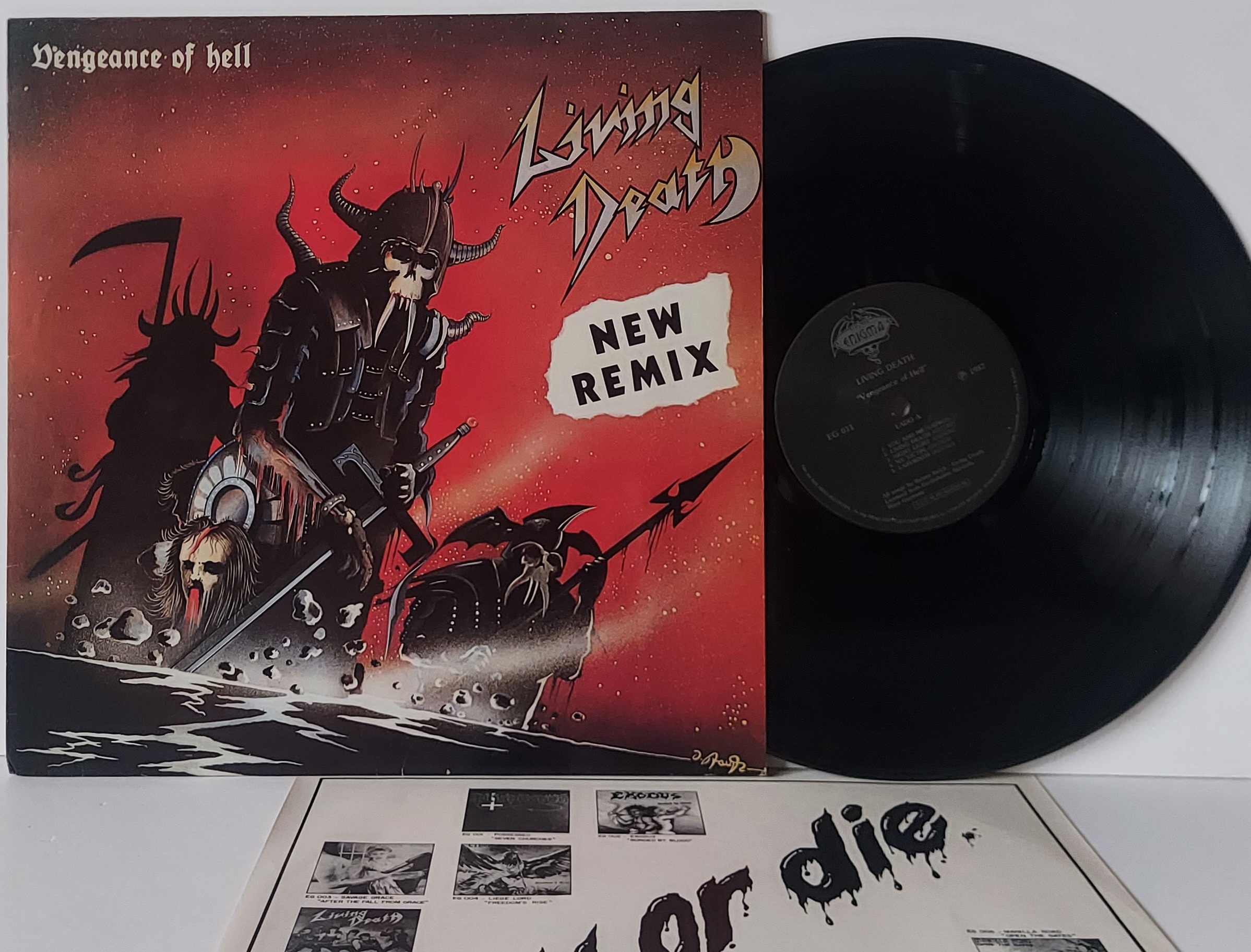 Living Death ‎– Vengeance Of Hell - VINIL SP