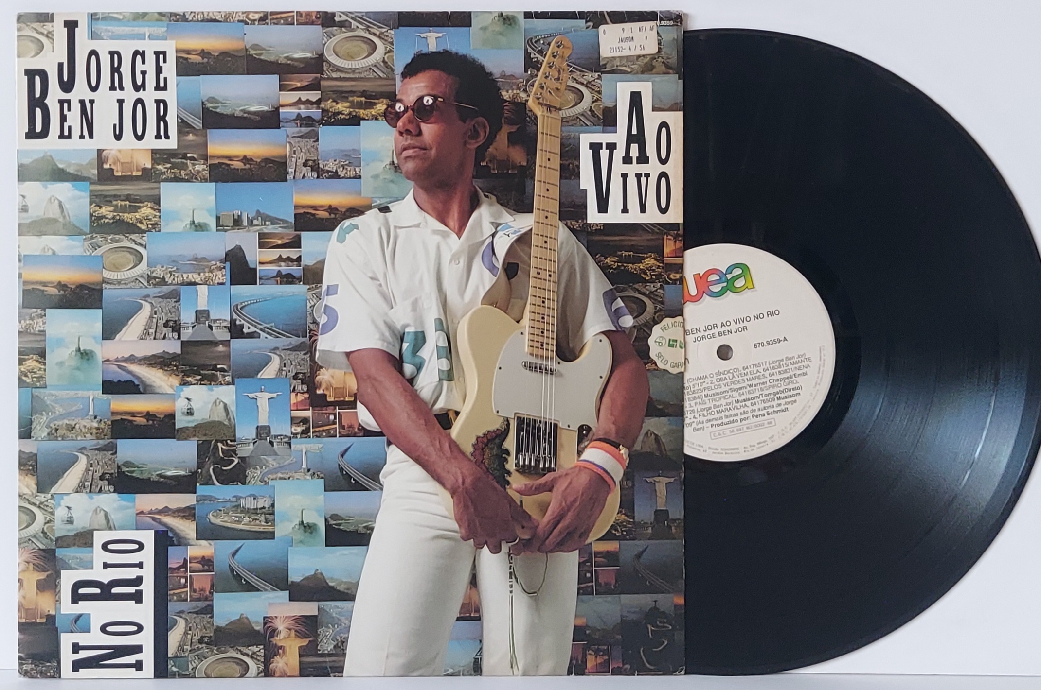 Jorge Ben Jor ‎– Ao Vivo No Rio - VINIL SP