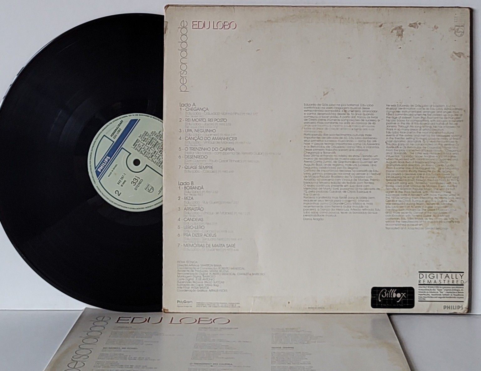 Edu Lobo ‎– Personalidade - VINIL SP