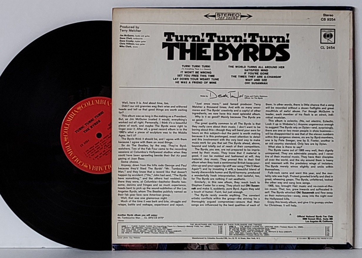 The Byrds ‎– Turn! Turn! Turn! - VINIL SP