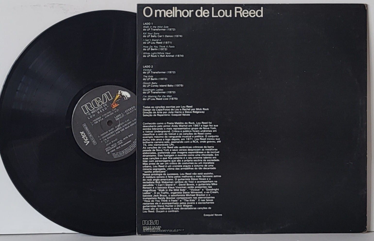 Lou Reed ‎– O Melhor De Lou Reed - VINIL SP