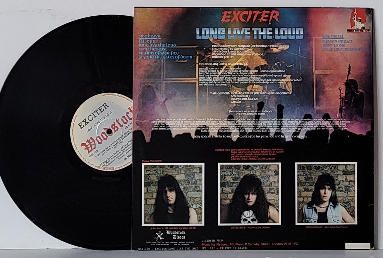Exciter ‎– Long Live The Loud - VINIL SP