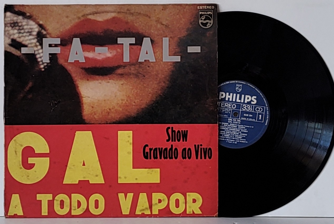 Gal Costa ‎– Fa-Tal (Gal A Todo Vapor) (Show Gravado Ao Vivo) - VINIL SP