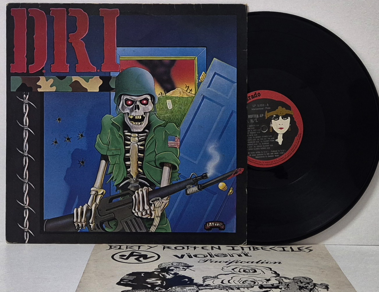 D.R.I.* – Dirty Rotten LP / Violent Pacification - VINIL SP
