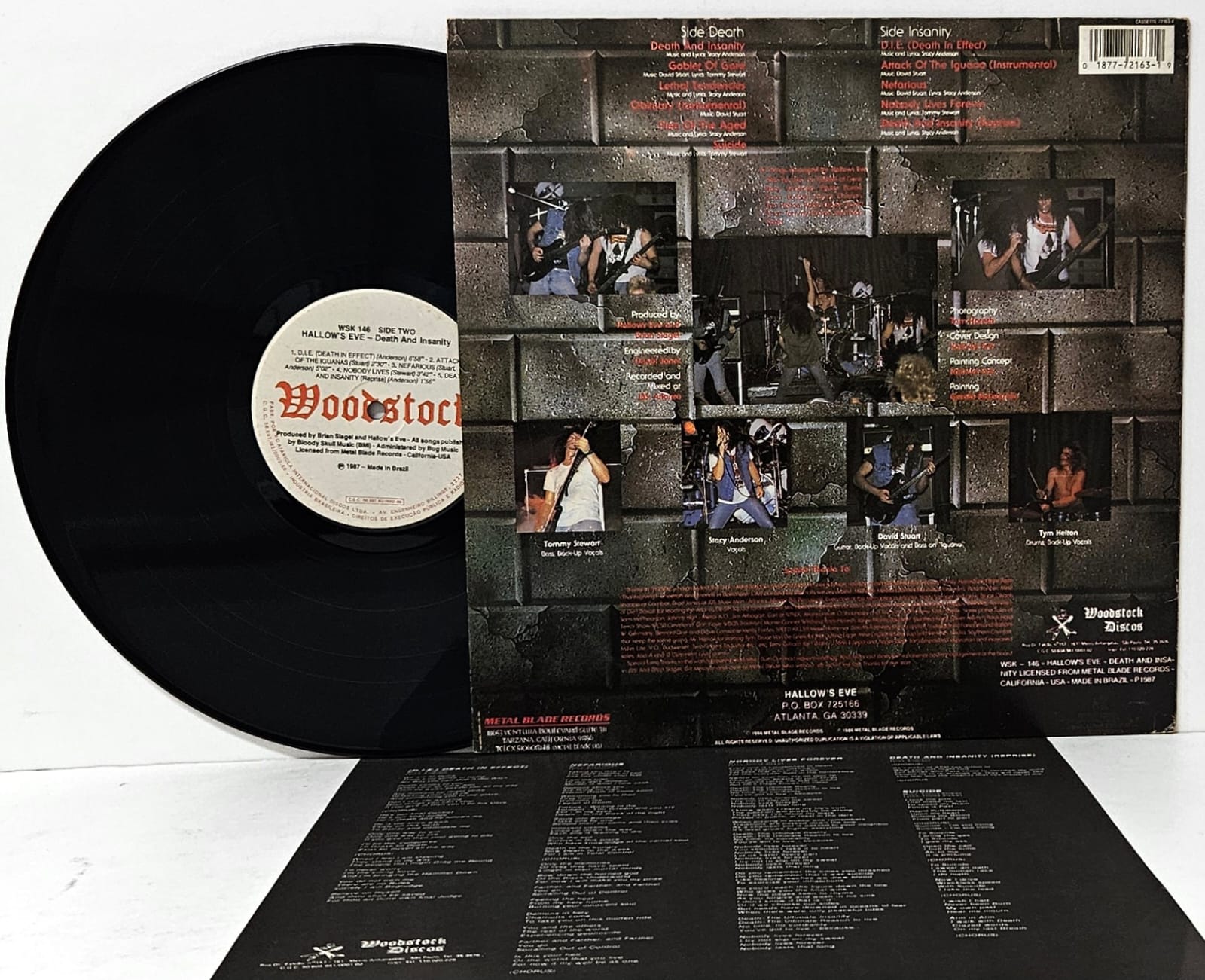 Hallows Eve ‎– Death & Insanity - VINIL SP