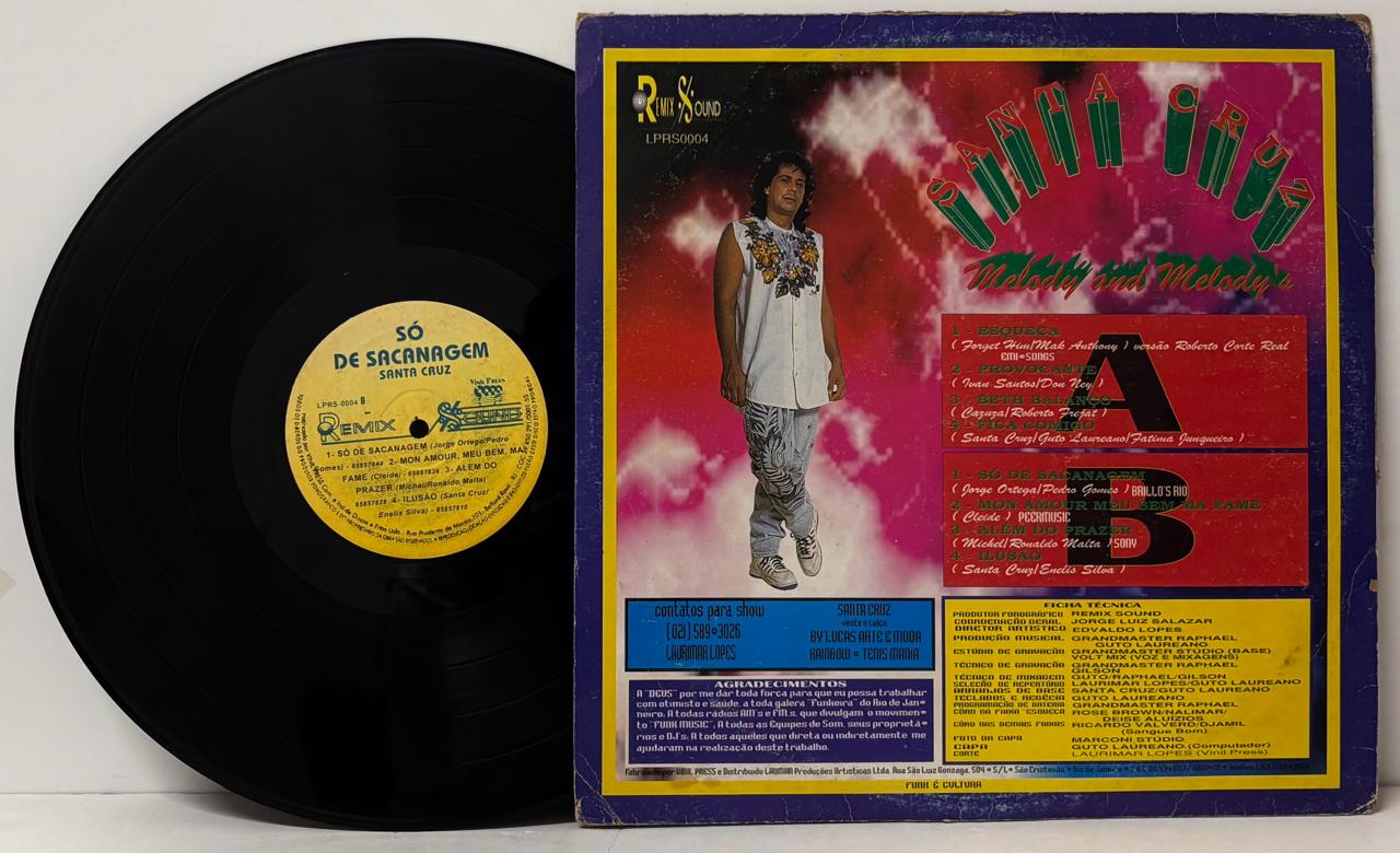LP Renato Santa Cruz – Melody e Melody´s - VINIL SP