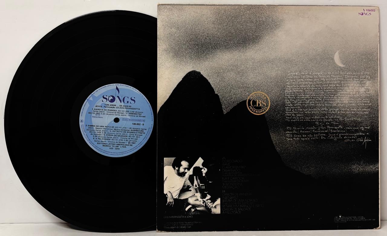 LP Joyce & Gilson Peranzzetta – Tom Jobim Os Anos 60 - VINIL SP