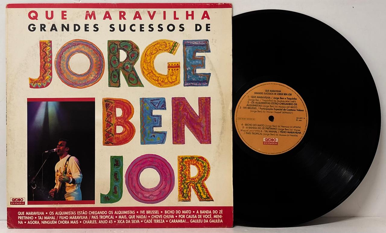 LP Jorge Ben Jor – Que Maravilha (Grandes Sucessos De Jorge Ben Jor ...