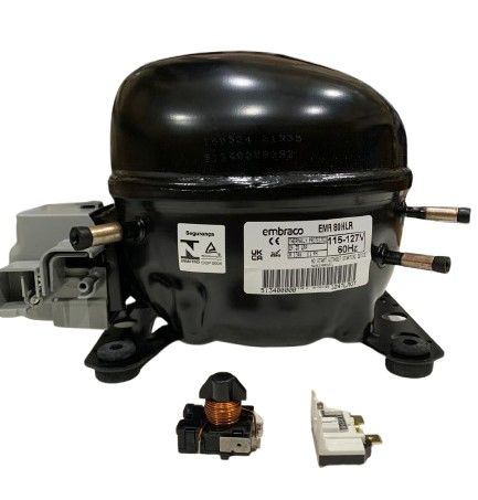 COMPRESSOR EMBRACO 1/4+ HP R134 127V MBP EMR80HLR S/RESF - Sudeste ...