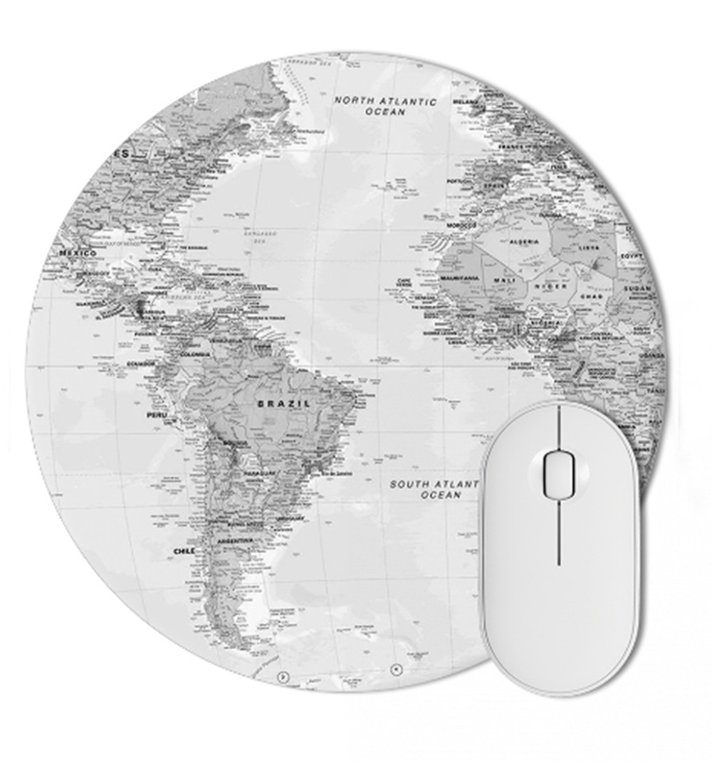 Mouse Pad Mapa Mundi Decoração Criativo - Laminina - Laminina Presentes ...