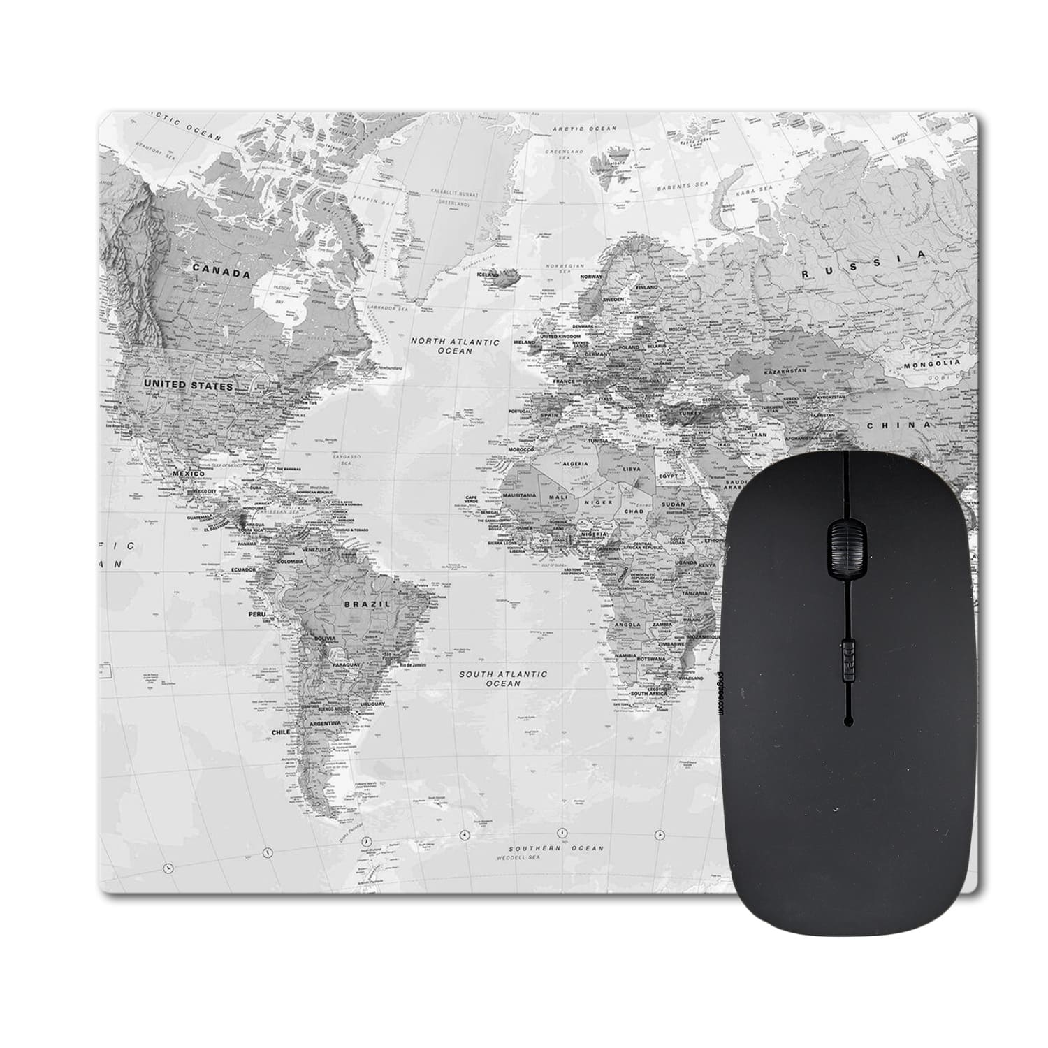 Mousepad Mapa Mundi Retangular Criativo Lindo - Laminina - Laminina ...