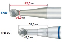 Contra Ângulo NSK FX25 1:1 - Odonto Dental Produtos Odontológicos.
