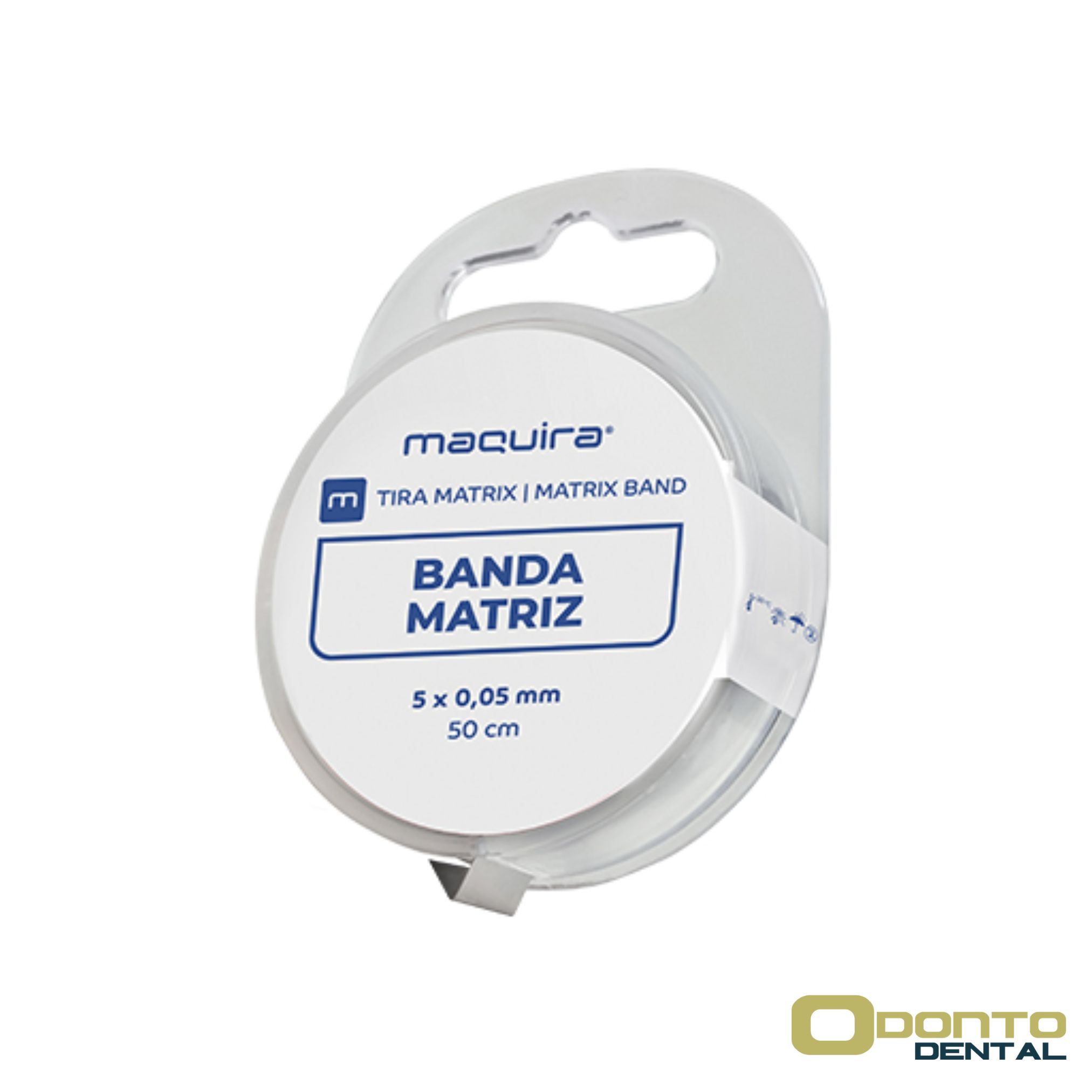 Fita Banda Matriz Metálica Maquira - Odonto Dental Produtos Odontológicos.