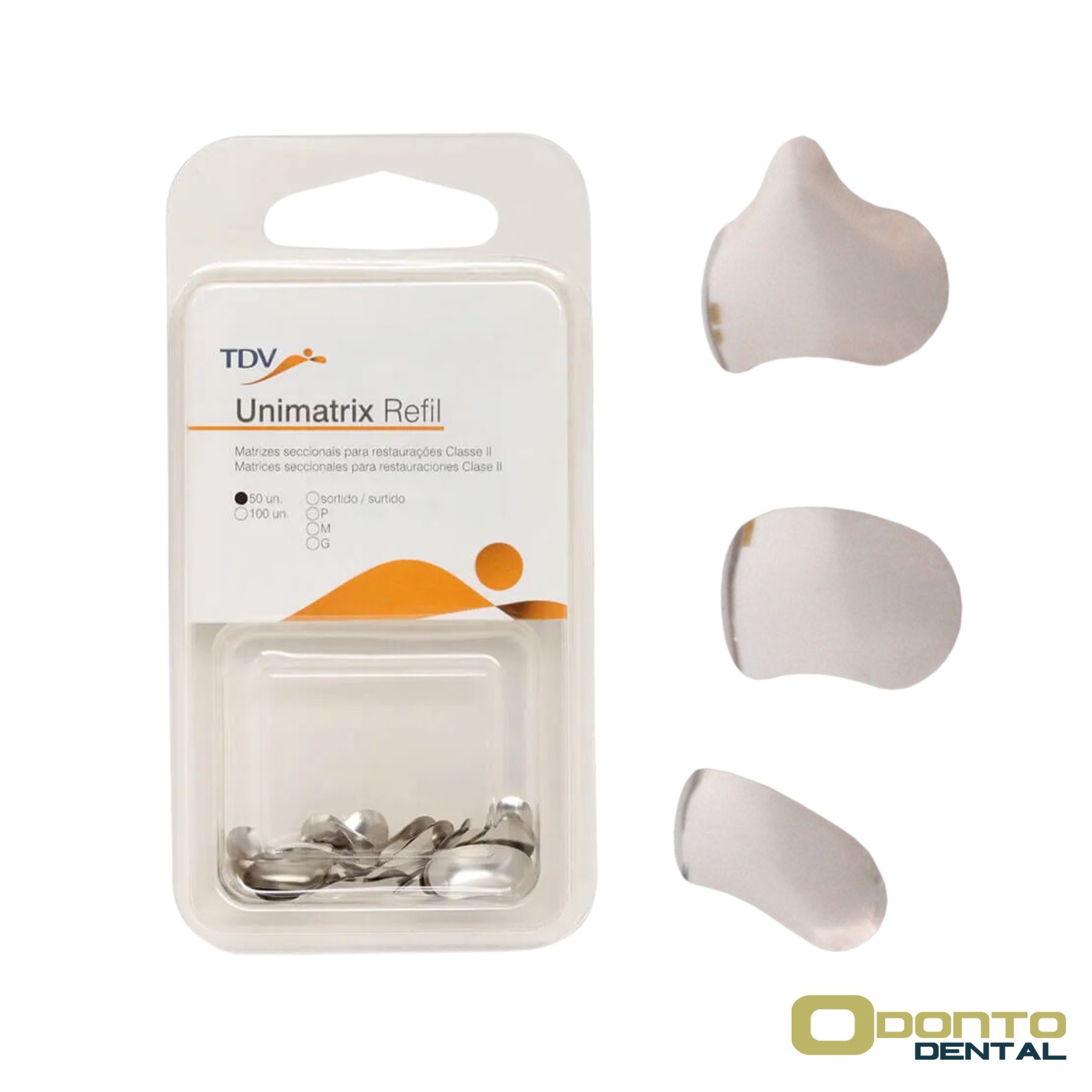 Refil de Matriz Unimatrix TDV - Odonto Dental Produtos Odontológicos.