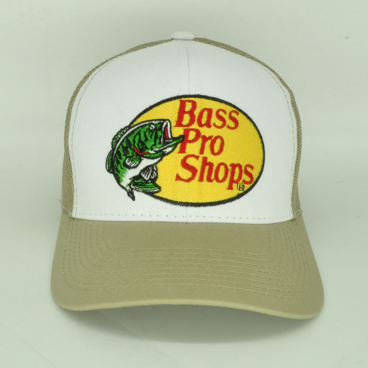 Boné Branco Nude Bordado Tela Bass Pro Shops 7505 - Zona Country - Moda ...